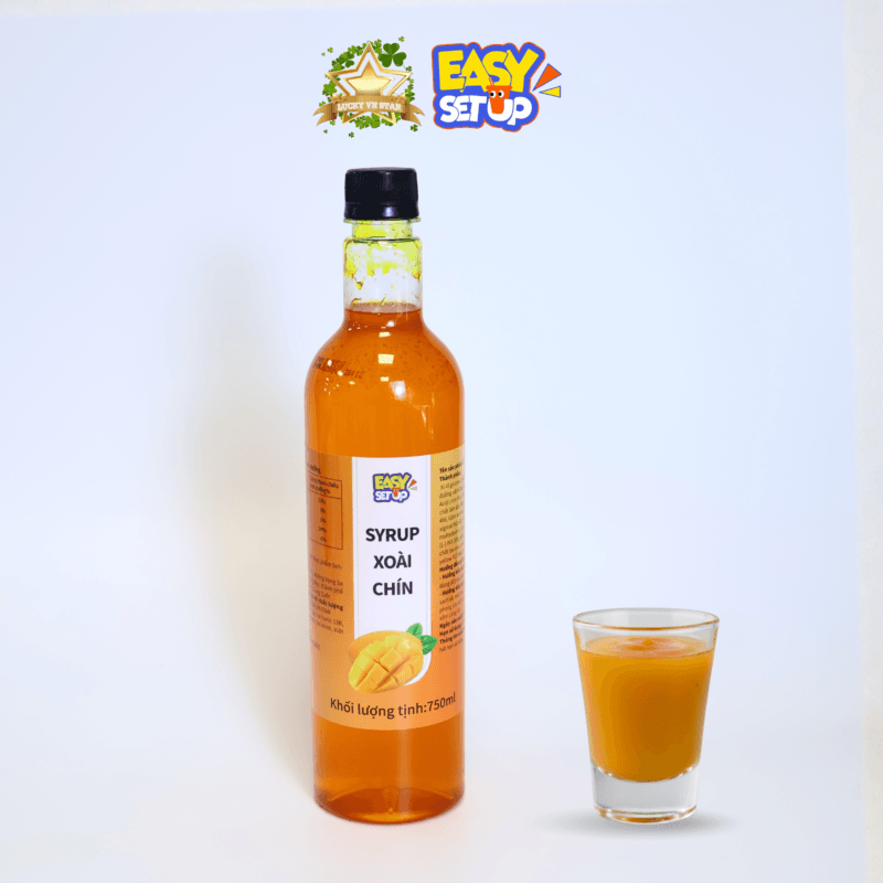 Syrup Xoài Chín – EASY SET UP LUCKY VN STAR [1KG] | LUCKY VN STAR